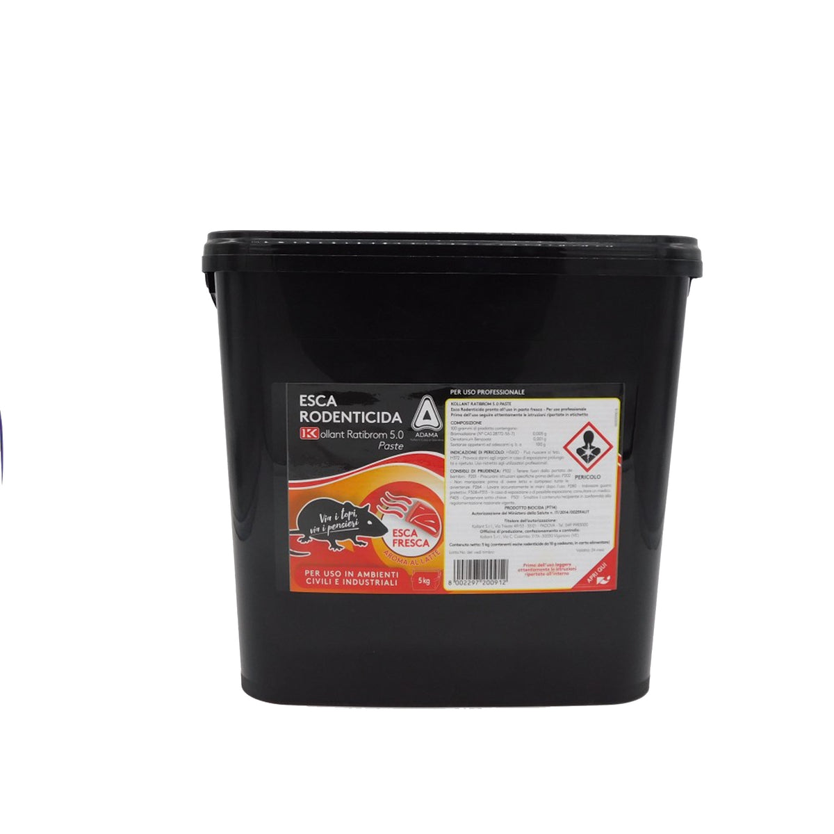 Kollant Esca Rodenticida Ratibrom 5.0 Paste 5 Kg - Adama Ad180204 ...