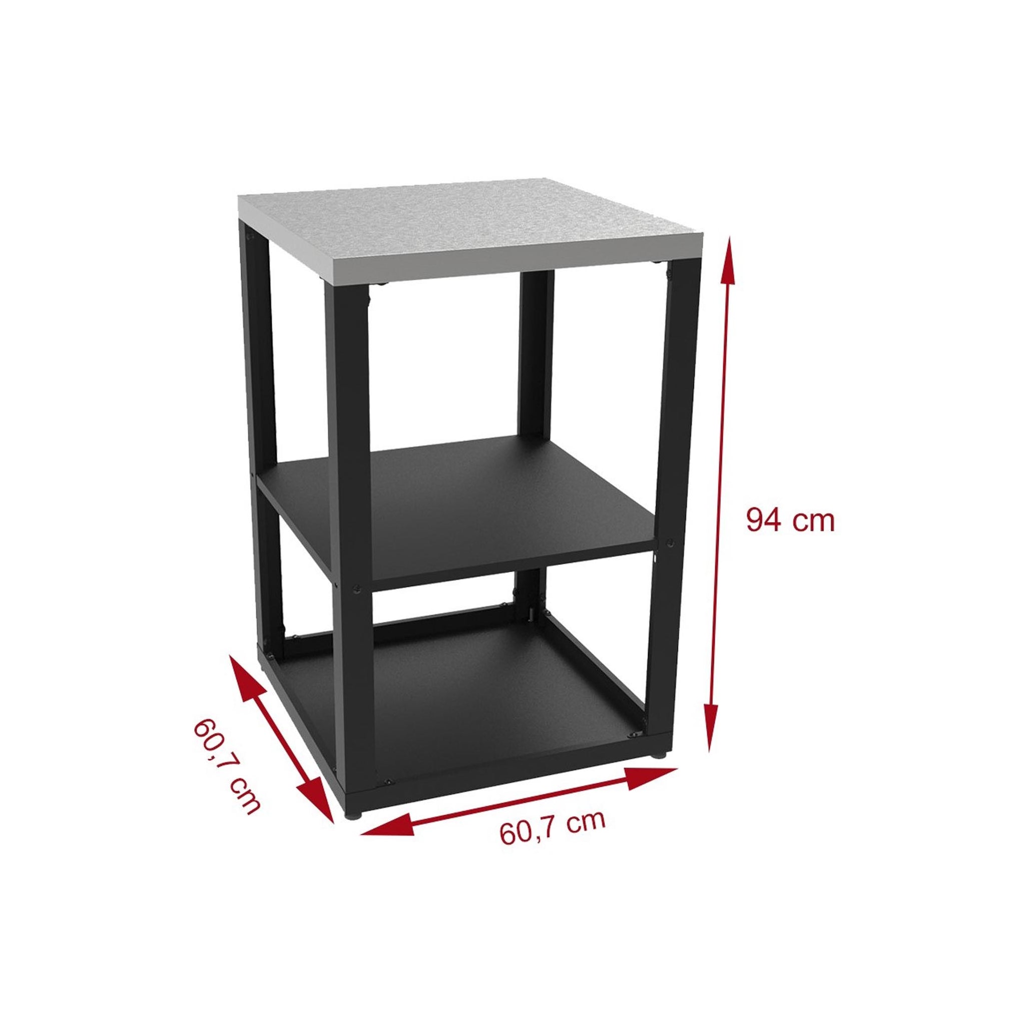 Modulo Piano Aperto e mensola L 60,7 x P 60,7 x H 90cm — isolaverdestore.it